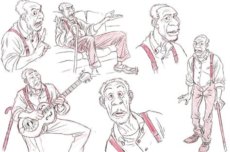 Briskby Grandpa Reference Grandfather Character Design Elderly