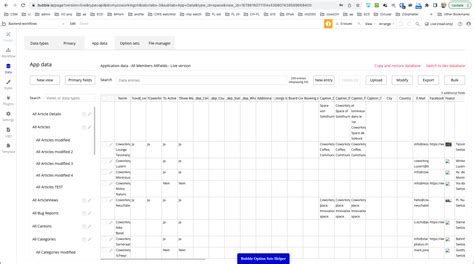 How To Display More Than 50 Rows In App Data App Organization