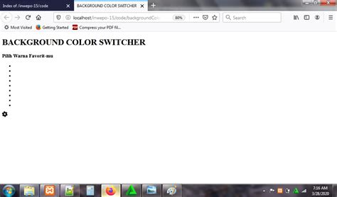 Cara Membuat Background Colors Switcher Dengan Javascript Inwepo