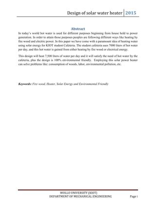 Solar Water Heater PDF