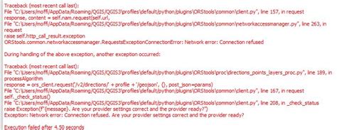 api error message openrouteservice openrouteservice