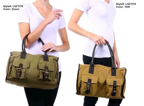 15x10 Uni Sex Large Fashionable Leisure Travel Duffle Weekender Canvas