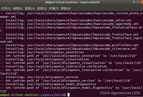 ubuntu下opencv4 6 0环境安装编译 ubuntu 编译opencv4 csdn博客