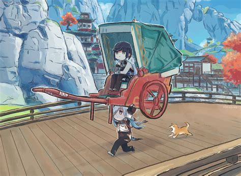 Shenhe And Yelan Genshin Impact Drawn By Xinzoruo Danbooru