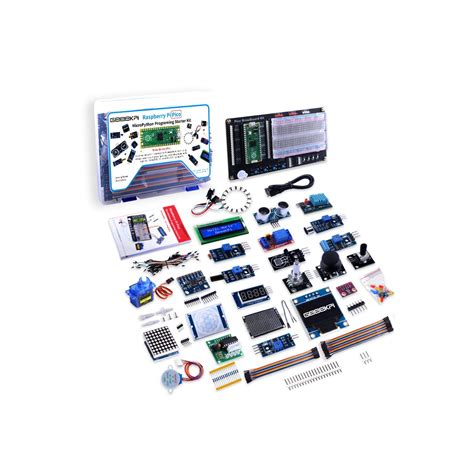 Geeekpi Raspberry Pi Pico Micro Python Programing Kit With Raspberry Pi Pico Breadboard I2c