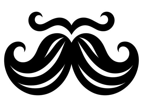 Black Mustache Logo Template Png Vector In Svg Pdf Ai Cdr Format