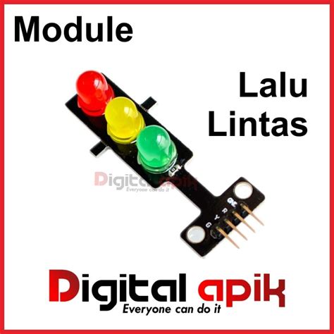 Jual Module Lalu Lintas Traffic Light 3 Warna Arduino Lampu Led 5v 8mm
