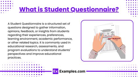 20 Student Questionnaire Examples To Download