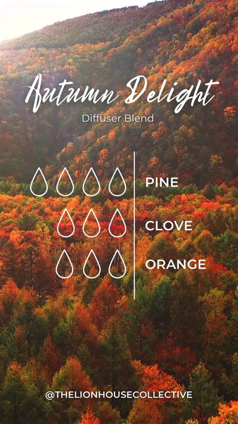 Fall Diffuser Blend Autumn Delight Essential Oil Blends Essential
