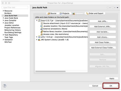 tutorial on how to install and setup jinput on mac os x using eclipse christoph bartneck ph d