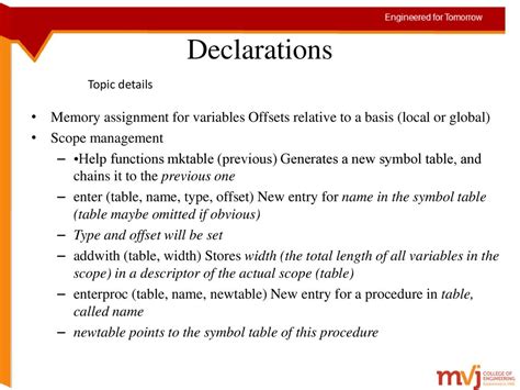 Subject Name COMPILER DESIGN Subject Code 10CS63 Ppt Download