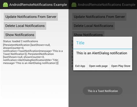 Github Kaiwinterandroid Remote Notifications Pulls Notifications From A Remote Json File And