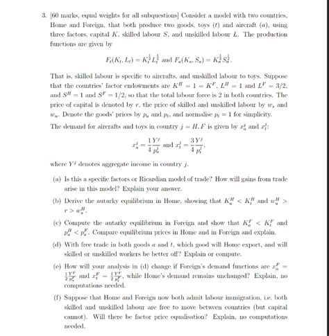 Specific Factor Question Econ6016 Studocu Specific Factor Question Econ6016 Studocu