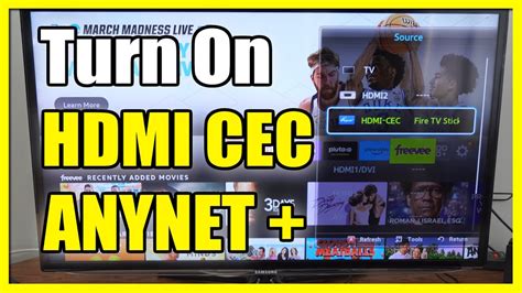 How To Turn On Hdmi Cec And Anynet On And Control Devices With Old Samsung Tv Fast Tutorial