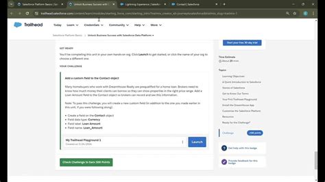 Salesforce Platform Basics Hands On Challenge Creating An Object And Field 🚀 Youtube