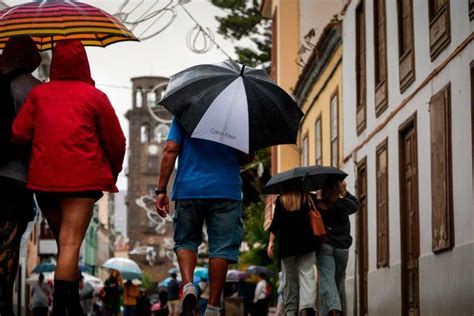 Lluvia Y Viento La Previsión Del Tiempo En Canarias De La Aemet Para