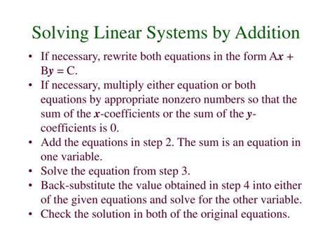 PPT Systems Of Linear Equations In Two Variables PowerPoint Presentation ID 6558692