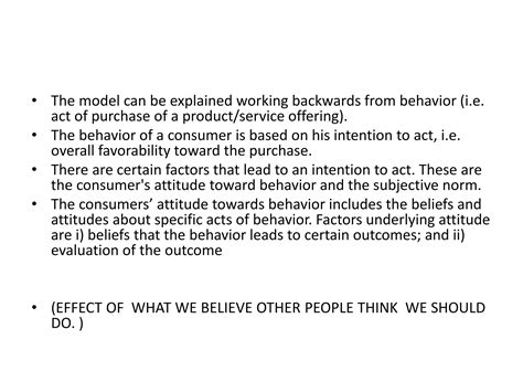 multi attribute attitude model pptx