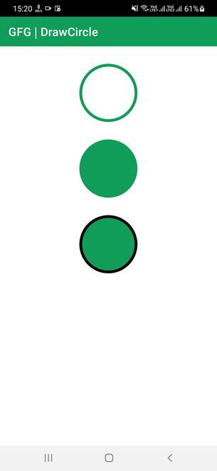 如何在 Android 中绘制不同类型的圆？ 码农参考