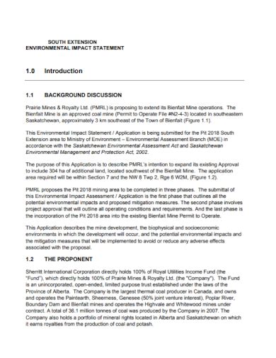 Free 10 Extension Impact Statement Samples In Pdf Doc