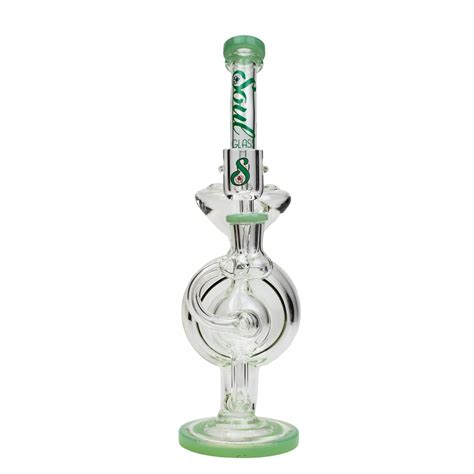 9 Bent Neck Inline Diffuser Recycler Dab Rig Pilotdiary