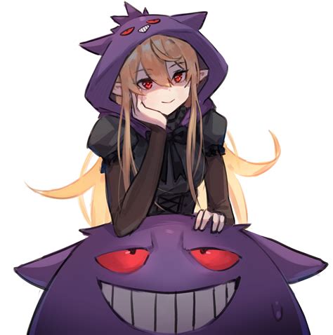 Gengar And Pomu Rainpuff Pokemon And 2 More Drawn By Maplesights
