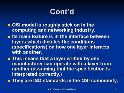 PROTOCOL ARCHITECTURE TCPIP AND INTERNETBASED APPLICATIONS A A