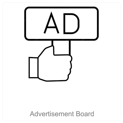 Premium Vector Advertisement Board