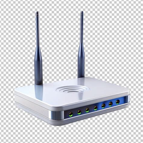 WIFI Router Setup Transparent Background Premium AI Generated PSD