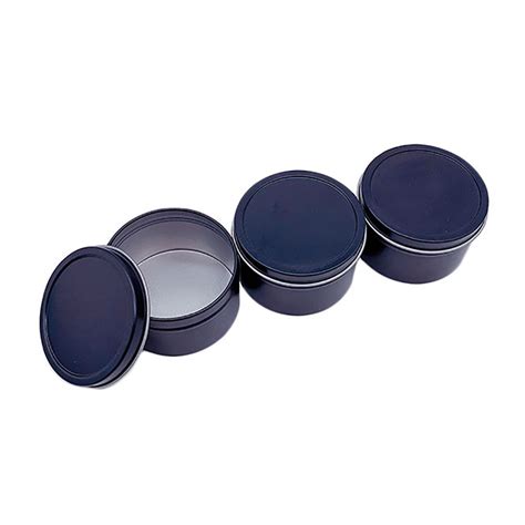 Badu Bg Направи си сам кръгли метални буркани Алуминиеви кутии с капаци Козметични контейнери за