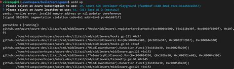 Segmentation Error Using Invalid `host` For Azureyaml · Issue 2025 · Azureazure Dev · Github