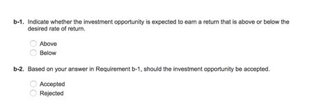 Solved Exercise 10 6a Determining Net Present Value Lo 10 2