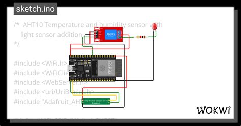 Aht10heatercontrol Wokwi Esp32 Stm32 Arduino Simulator