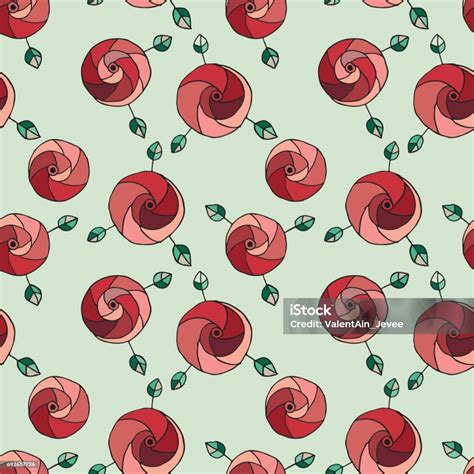 원활한 벡터 손으로 그린 낙서 아이가 꽃 패턴 유치 한 꽃 나뭇잎 배경입니다 장식 귀여운 그래픽 선 그리기 그림입니다 배치 배경 직물 장식 인쇄 귀여운에 대한 스톡 벡터