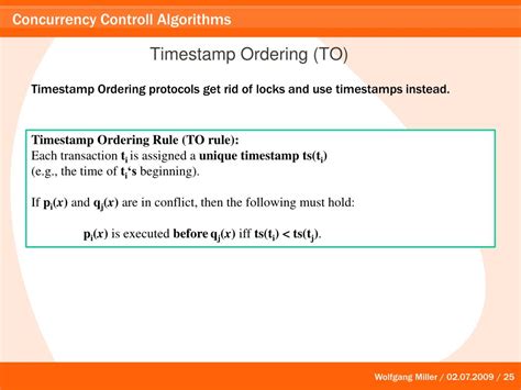 Ppt Concurrency Control Algorithms Powerpoint Presentation Free Download Id2660346