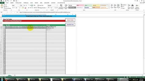 Excel And Vba Download Internet Files Automatically Youtube