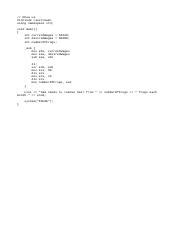 COSC 2325 Test 1 Docx COSC 2325 TEST 1 June 20 2021 NOTE THIS TEST