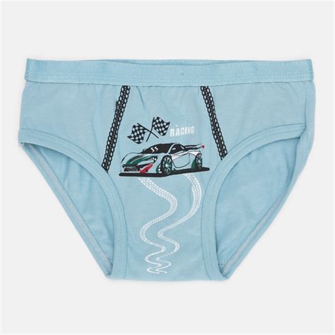 Детские трусы слипы для мальчика Brand X 171158 122 128 см Светло синие 2200004603995