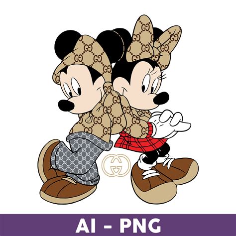 Gucci Mickey And Minnie Mouse Png Mickey Mouse Pngdisney P Inspire