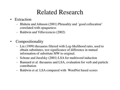 Ppt Detecting A Continuum Of Compositionality In Phrasal Verbs Powerpoint Presentation Id