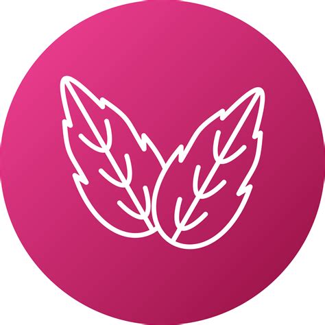 Herb Leaf Icon Style 21527047 Vector Art At Vecteezy