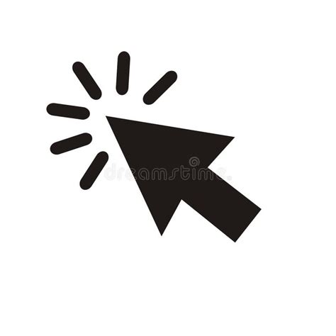 Cursor Click Icon Vector Stock Illustration Illustration Of Button 144085416