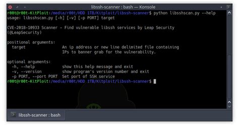 Libssh Scanner Script To Identify Hosts Vulnerable To Cve 2018 10933