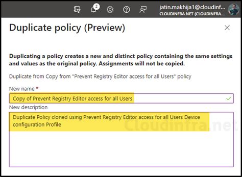 Duplicate Settings Catalog Policy In Intune