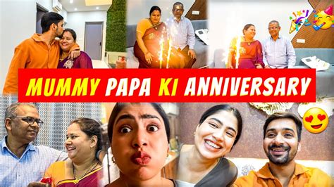 Mummy Papa Ki Anniversary Celebration Youtube