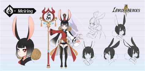 로드오브히어로즈 백업계 Hardloh 님의 미디어 트윗 트위터 Female Character Design
