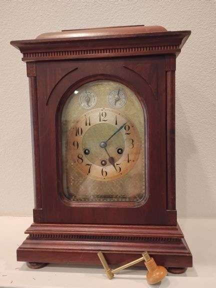 Junghans A11 Westminster Chime 8 Day Bracket Cabinet Clock Regularly