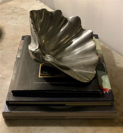 Sold Decorative Aluminum Clam Shell Tookey Buxton