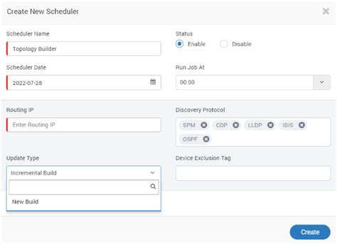 Topology Builder Job Nms