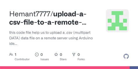 Github Hemant7777upload A Csv File To A Remote Server Using Esp32